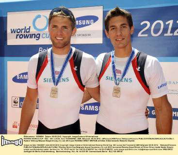 ROWING WORLD CUP - M2x - Bill LUCAS, Sam TOWNSEND, GBR. Belgrade, 06.05 ...