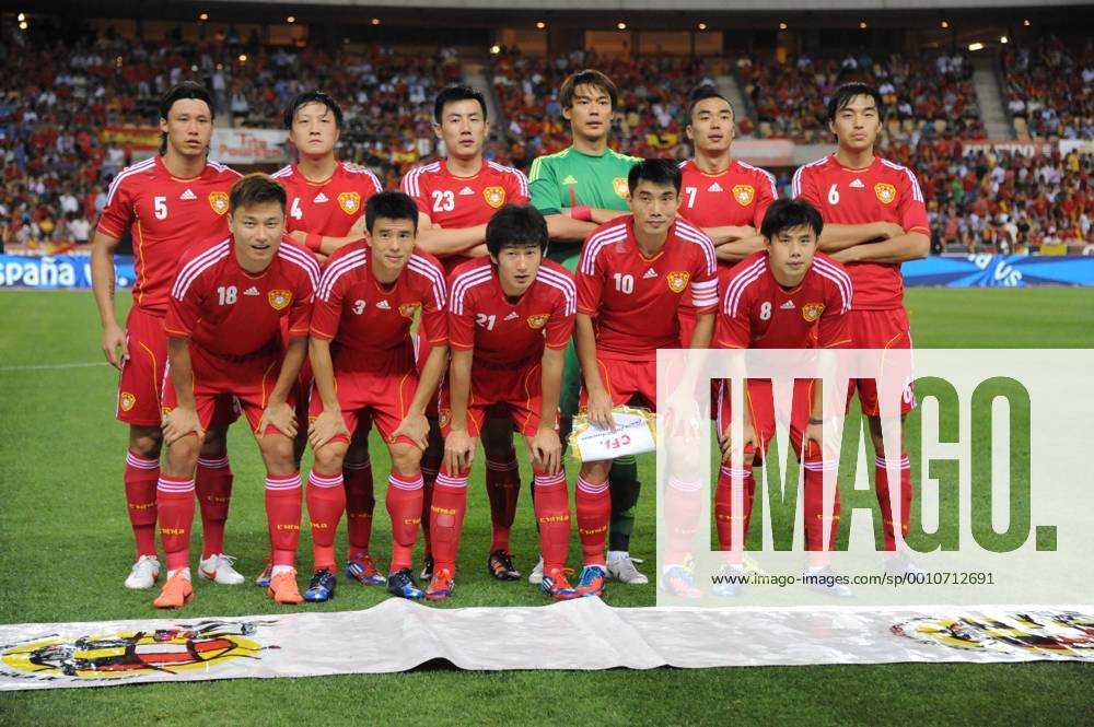 Mannschaftsbild China, hi.v.li.: Linpeng Zhang, Zhao Peng, Sheng Qin ...