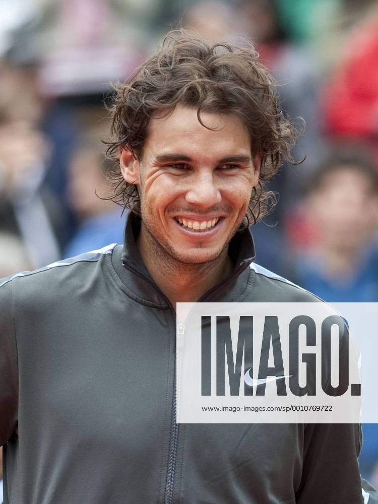 June 11, 2012 Rafael Nadal of Spain smiling the final of the French ...