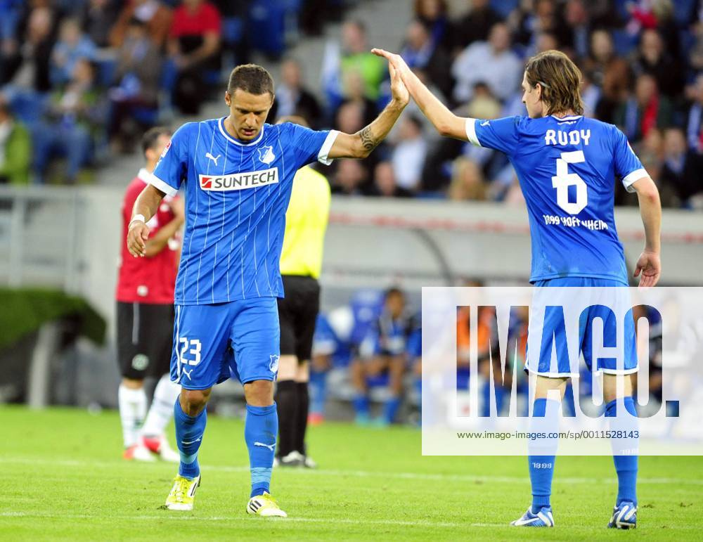 Torschuetze zum 2:1 war Sejad SALIHOVIC (l, 1899), Sebastian RUDY (1899 ...