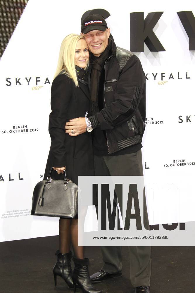 Boxer Axel Schulz and wife Patricia attending the Skyfall premiere at ...