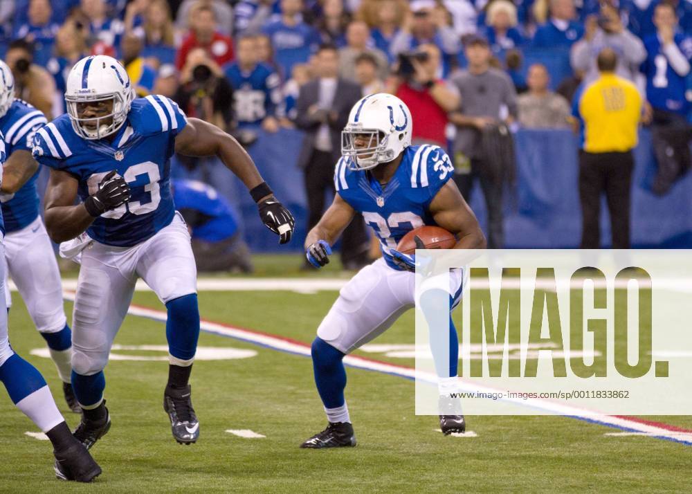 Nov. 4, 2012 - November 4, 2012: Vick Ballard 33 of the Indianapolis ...