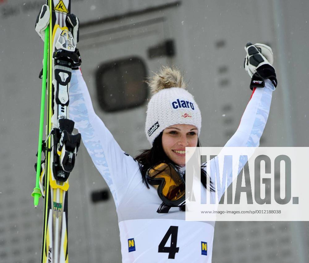 Panoramapiste, Semmering, AUT, FIS Weltcup Ski Alpin, Riesentorlauf, Damen, Podium, im Bild Anna