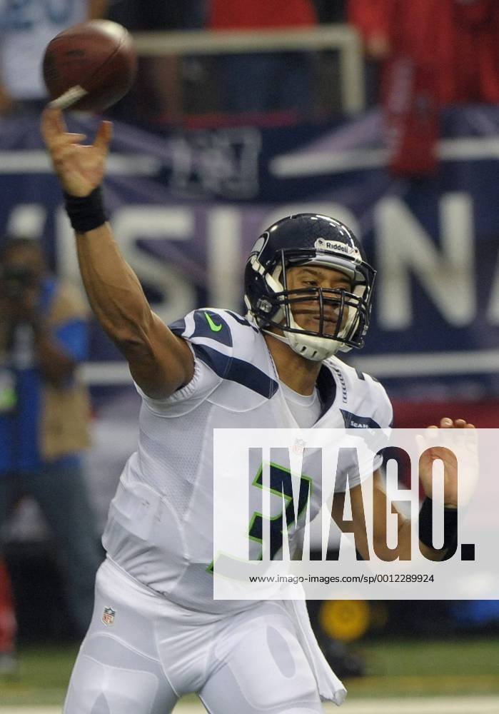 Seattle Seahawks quarterback Russell Wilson (3) throws against the ...