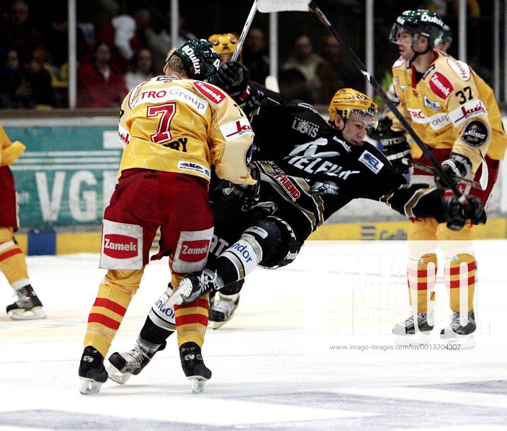 DEL, Frankfurt Lions - Düsseldorfer EG v.l. Jeff Tory, Simon