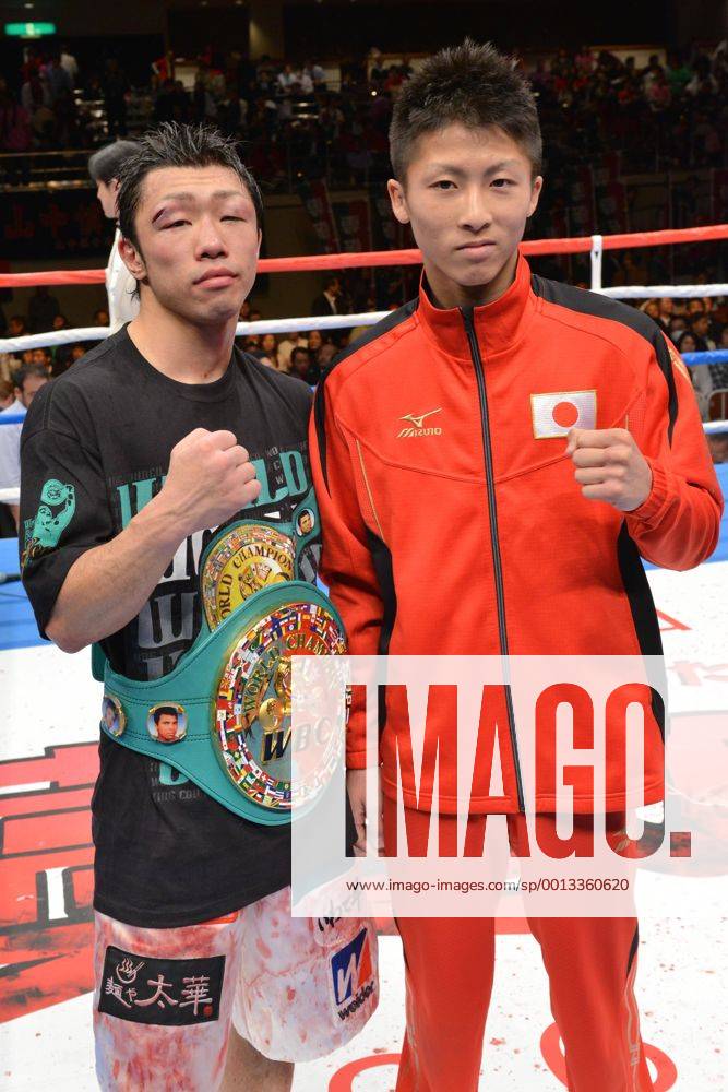 (L-R) Akira Yaegashi (JPN), Naoya Inoue, APRIL 8, 2013 - Boxing : Akira ...