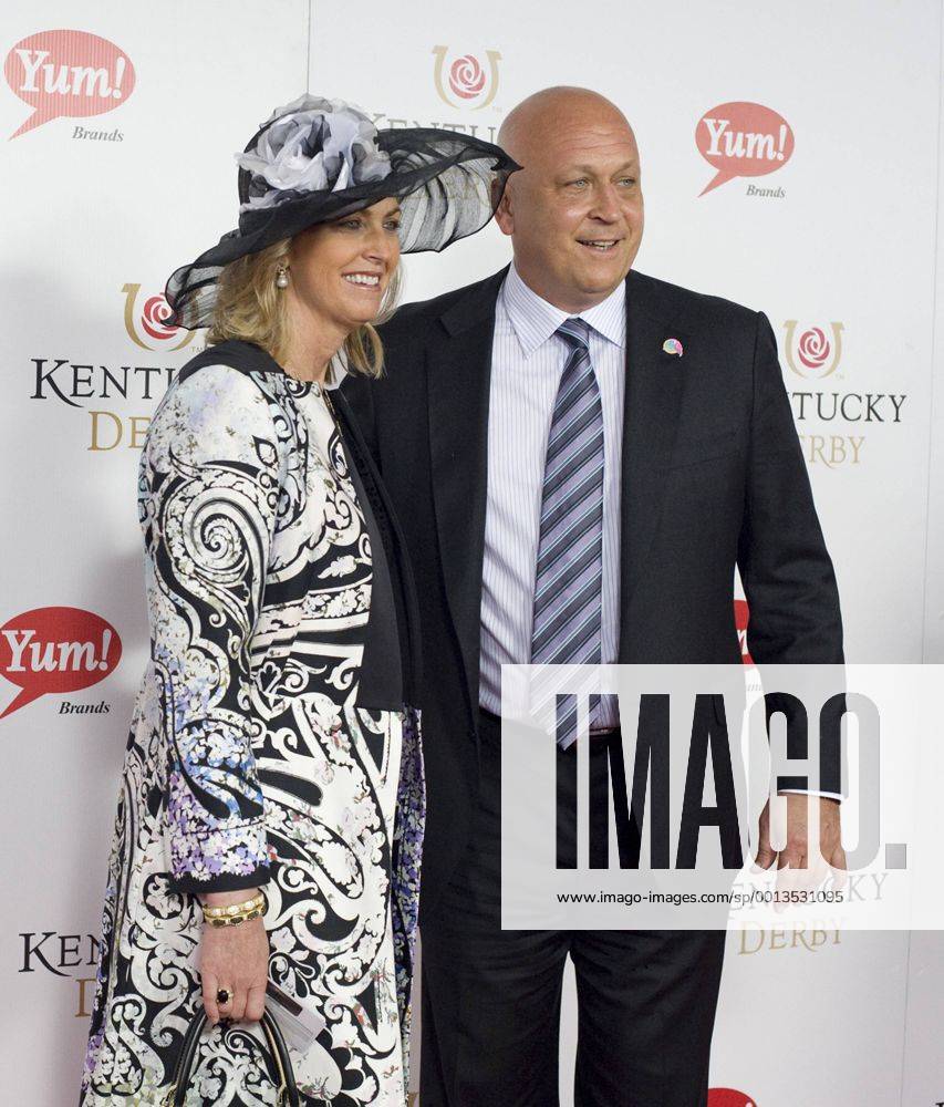 Louisville, KY, USA - Cal Ripken Jr. with his wife Kelly arrive for the ...