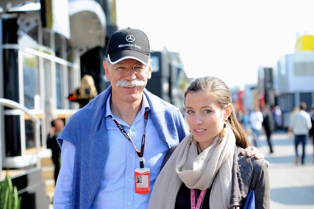 Dr. Dieter Zetsche mit Tochter Nora - Vorsitzender des Vorstand der ...