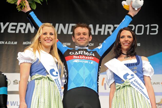 Alex RASMUSSEN ( DEN Garmin - Sharp ) gewinnt die erste Etappe der ...