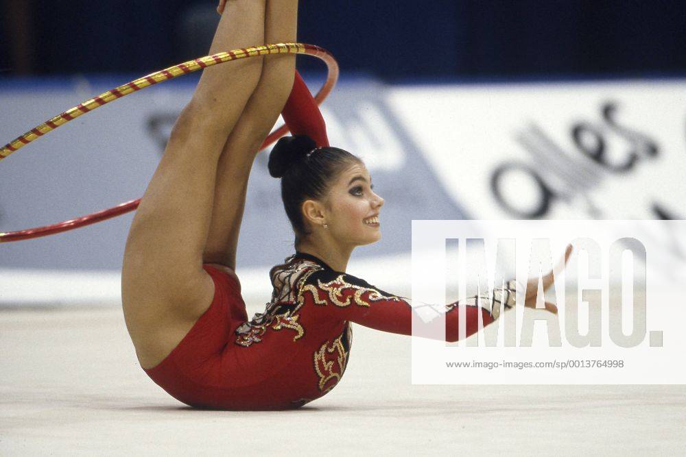 Alina KABAJEWA (RUS), Aktion, Reifen; Rhythmische Sportgymnastik ...