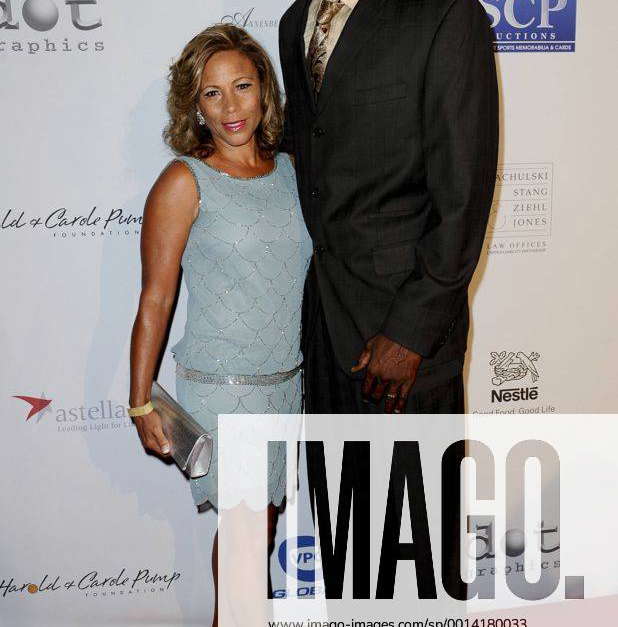 Stacey Augmon & wife Leslye Augmon 13TH HAROLD AND CAROLE PUMP ...