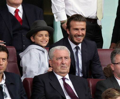 Arsenal v Tottenham Hotspur . . London, UK . . 01.09.2013 David Beckham ...