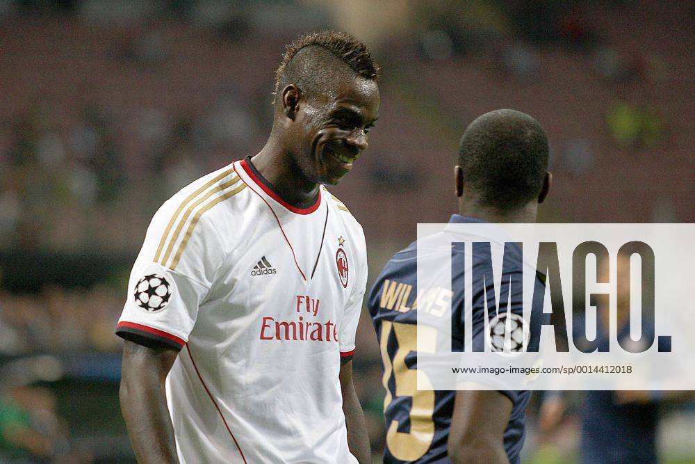 MARIO BALOTELLI CHAMPIONS LEAGUE AC MILAN - PSV EINDHOVEN