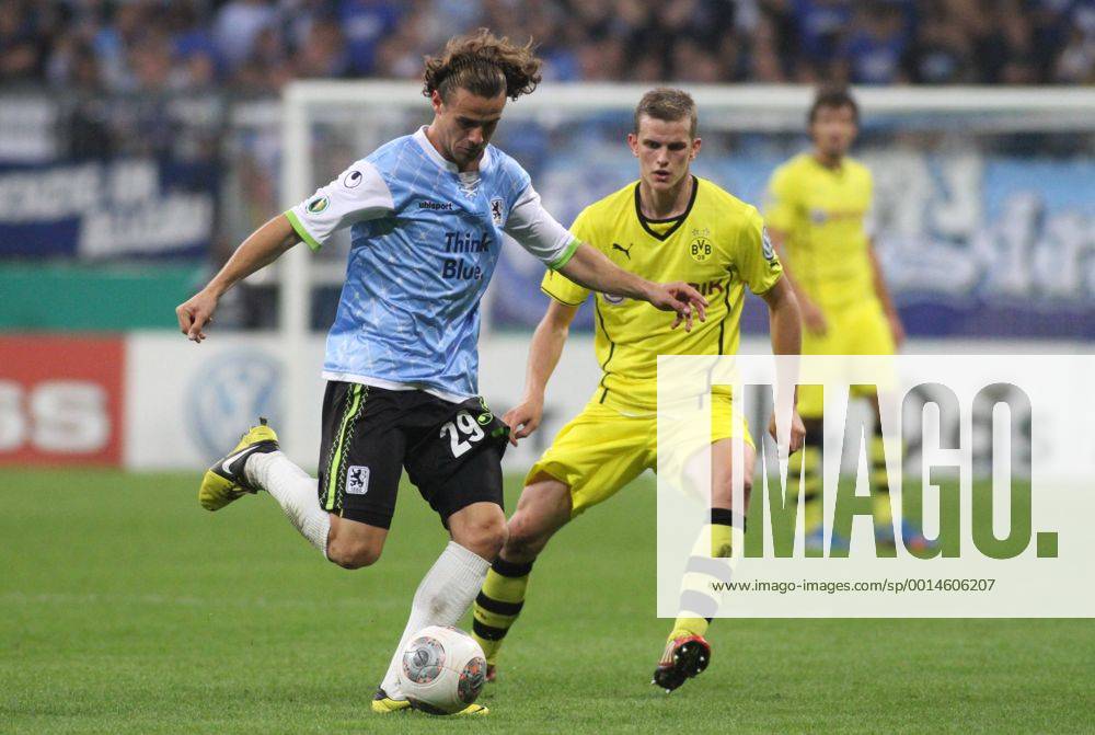 Yannick Stark gegen Sven Bender Fussball DFB-Pokal München Allianz ...