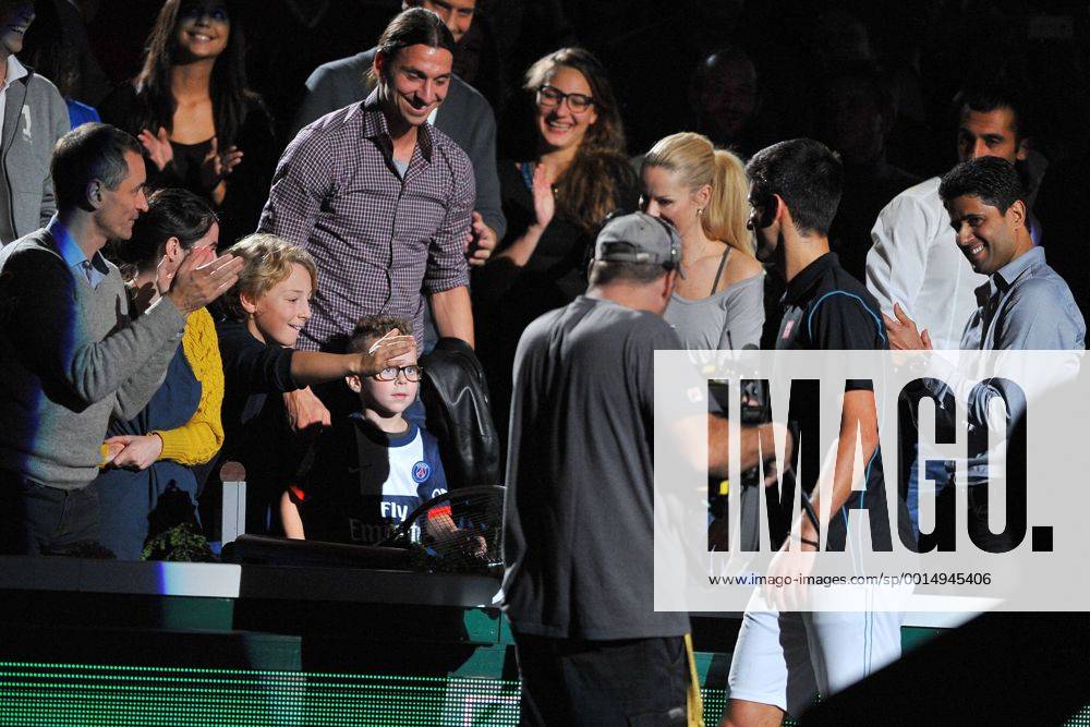 Zlatan Ibrahimovic, wife Helena Seger, son Maximilian, son Vincent ...