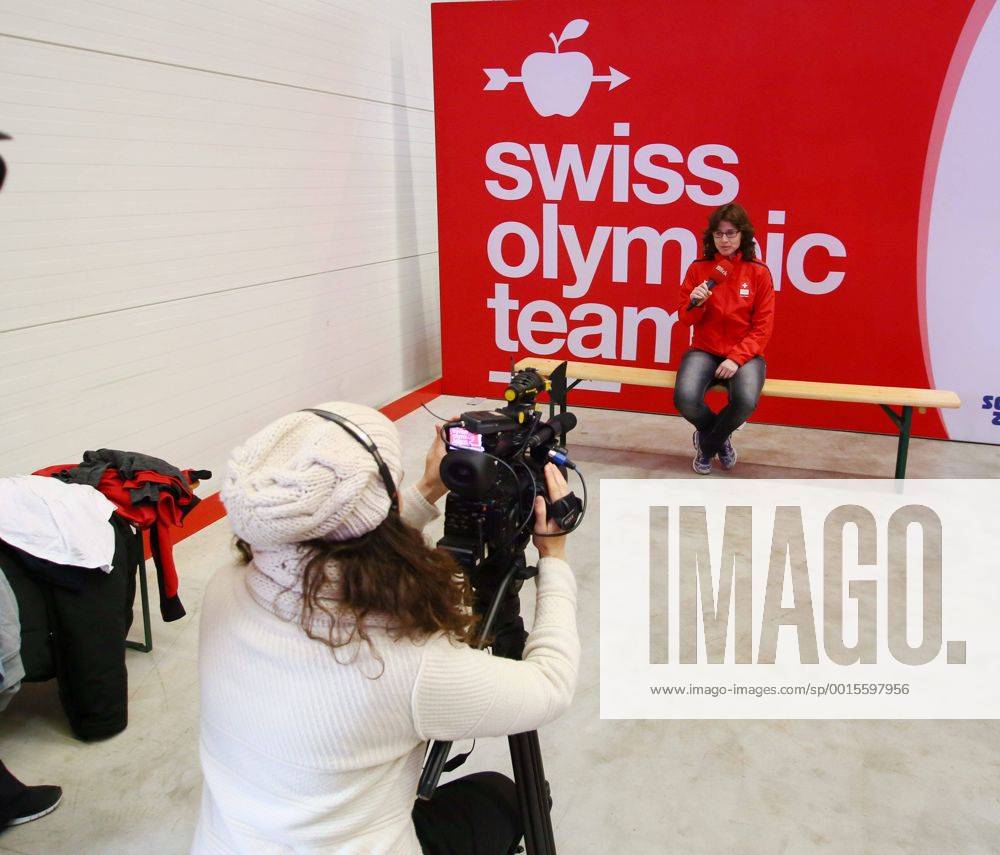 29 01, 2014 Luterbach . Olympia - Kleiderausgabe, Swiss Olympic Bild zeigt Mirjam Ott Skip SUI