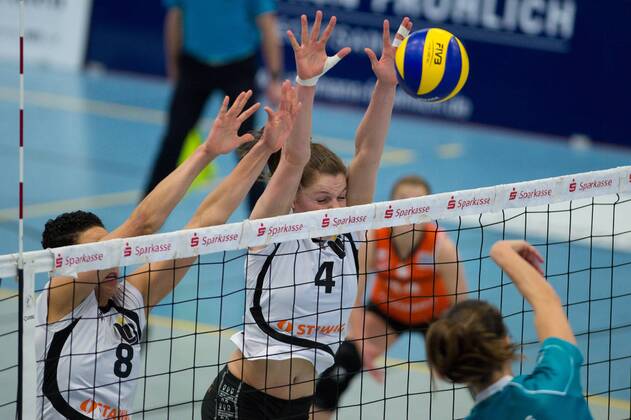 19.01.2014, Halle Berg Fidel, Münster Volleyball, Bundesliga Frauen ...
