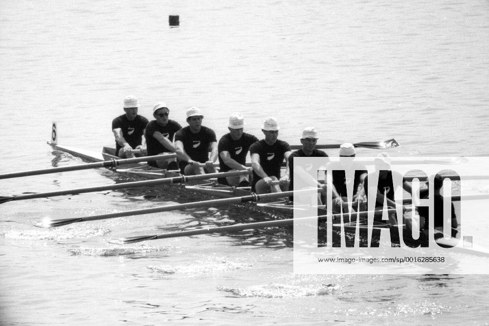 Olympische Spiele 1968 in Mexiko, Achter mit Steuermann Neuseeland ...