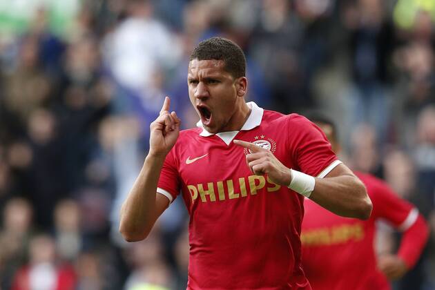 Jeffrey Bruma of PSV during the Dutch Eredivisie match between PSV ...