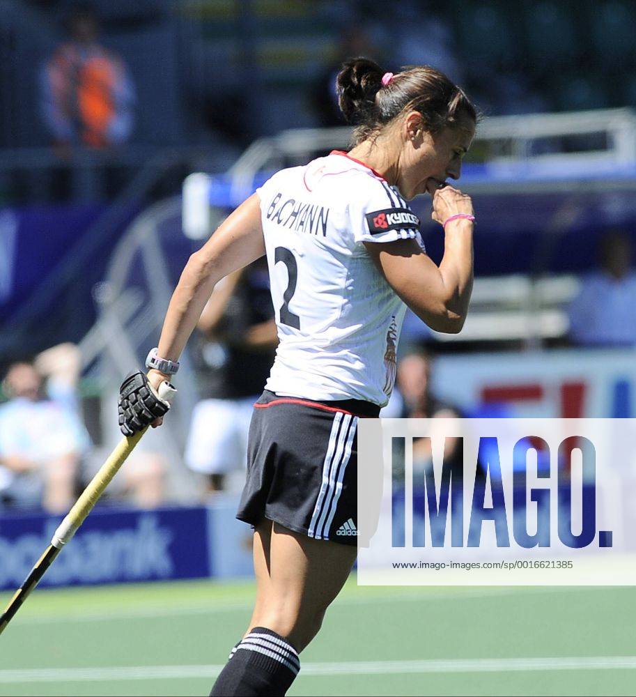 The Hague, Netherlands, June 13: Tina Bachmann 2 of Germany reacts to a ...