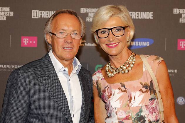 Bernd Wehmeyer mit seiner Frau Almuth, 11 FREUNDE MEISTER FEIER IM ...