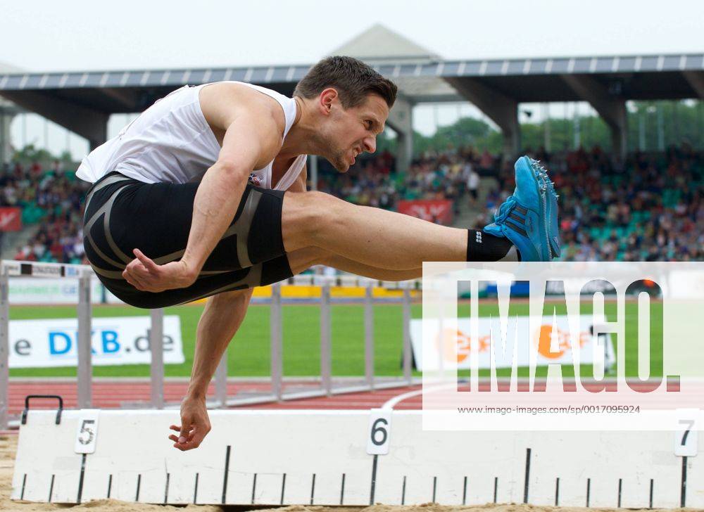 Leichtathletik Ulm 26.07.2014 Donaustadion Weitsprung Herren Jan UDER ...