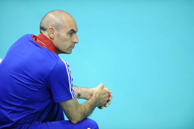 Czech Republic s coach Carlo Parisi pictured during the Grand Prix ...