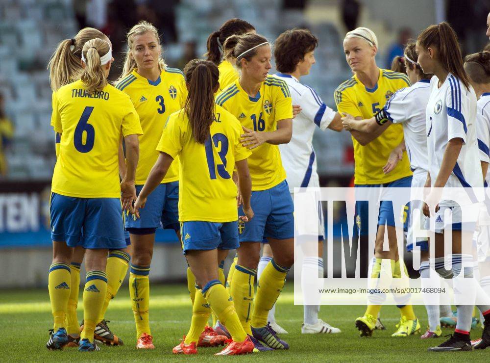 Göteborg Sweden 2014 09 13 Fifa Womens World Cup Qualifying 2014 Sweden Vs Bosnia And Herzegovina