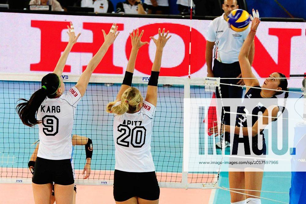 20 Mareen Apitz 9 Stefanie Karg GER FIVB Volleyball Women s World ...