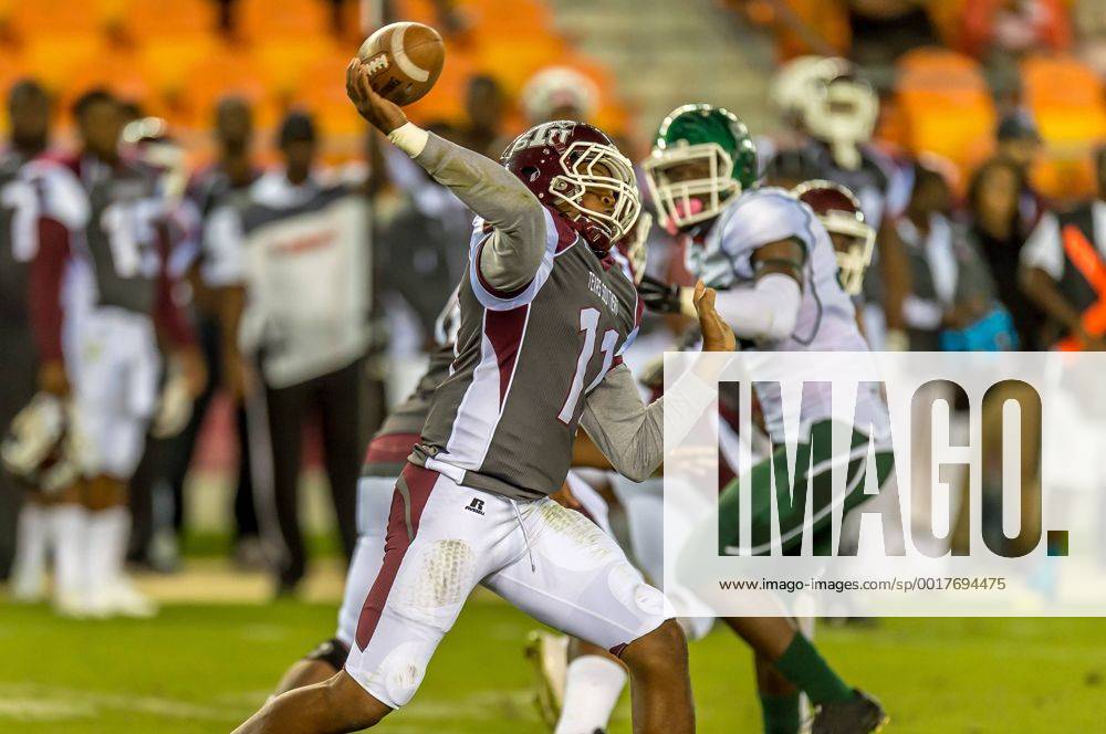 Houston, Texas, USA: Texas Southern Tigers quarterback Jamal Small ...