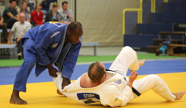 JUDO - 2. BUNDESLIGA - 04.10.2014, JC WIESBADEN vs. JSV SPEYER, MOHAMAD ...