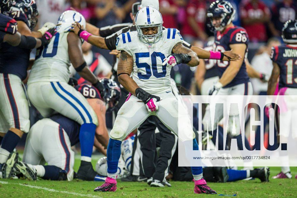 Oct. 9, 2014 - Houston, Texas, U.S - Indianapolis Colts inside ...