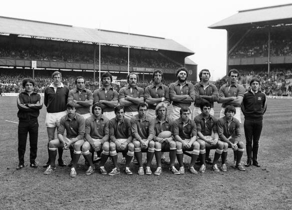 Rugby Union - 1986 Five Nations Championship - The France team group ...