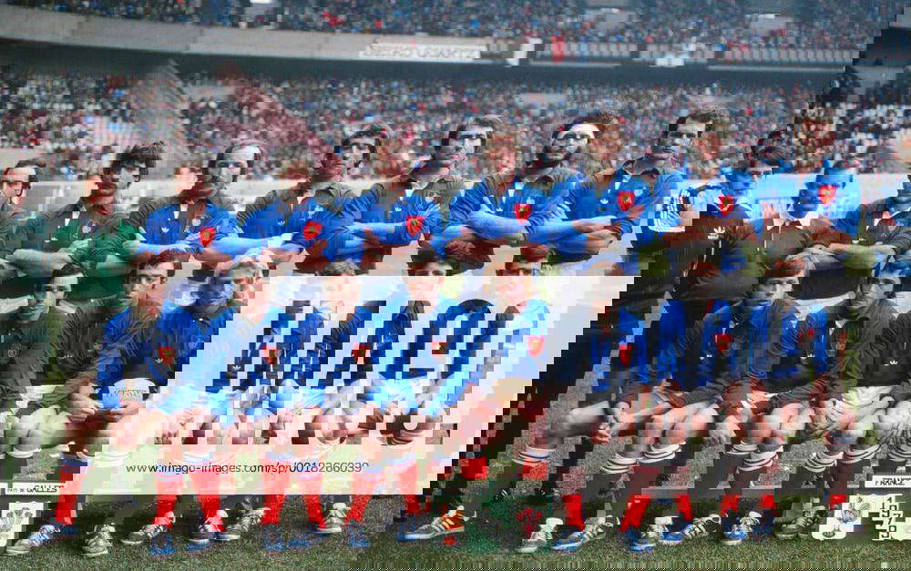 Rugby Union - 1979 Five Nations Championship - France team group before ...
