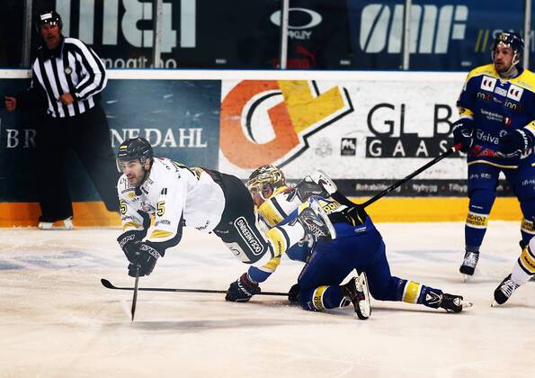 Ishockey , Get-Ligaen 15.01.15 Hamar OL-Amfi Storhamar v Stavanger ...