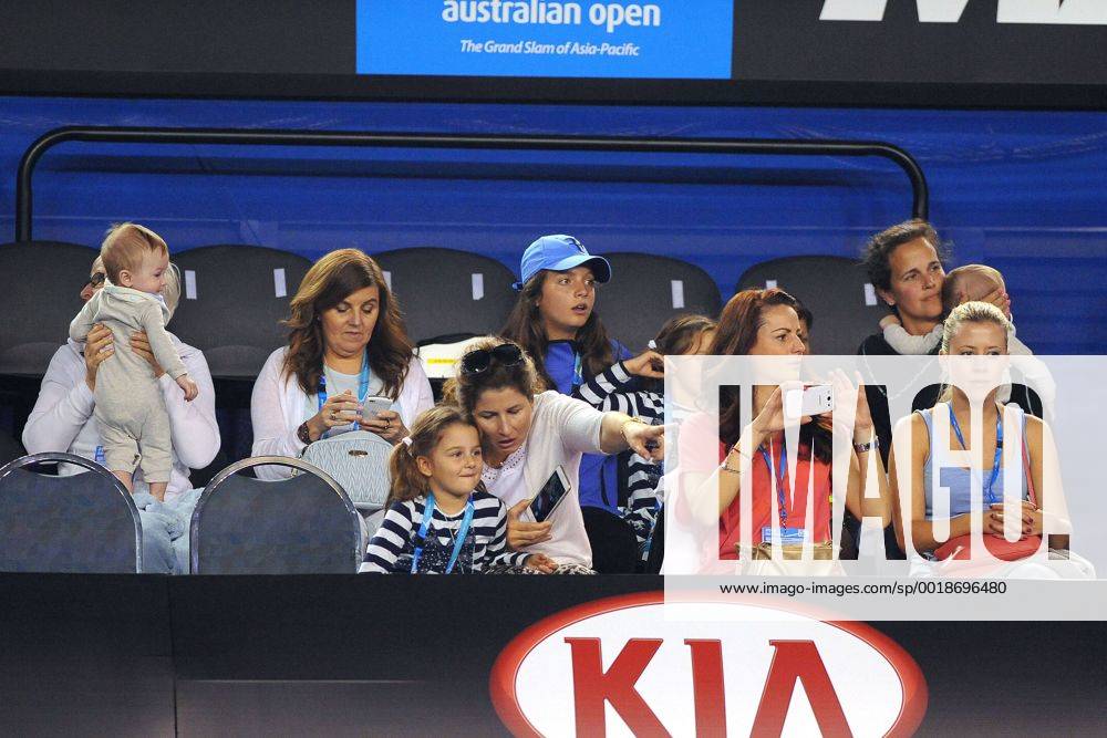 Roger Federer Clan - Charlene Riva Federer Myla Rose Federer Leo ...