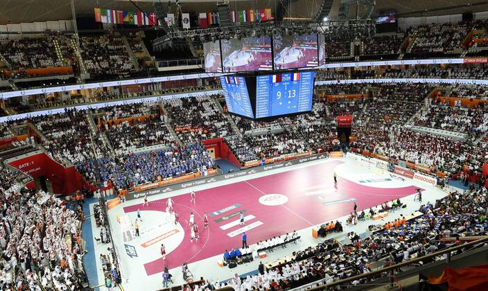 Handball Doha 15.01.2015 Weltmeisterschaften WM der Herren Männer ...