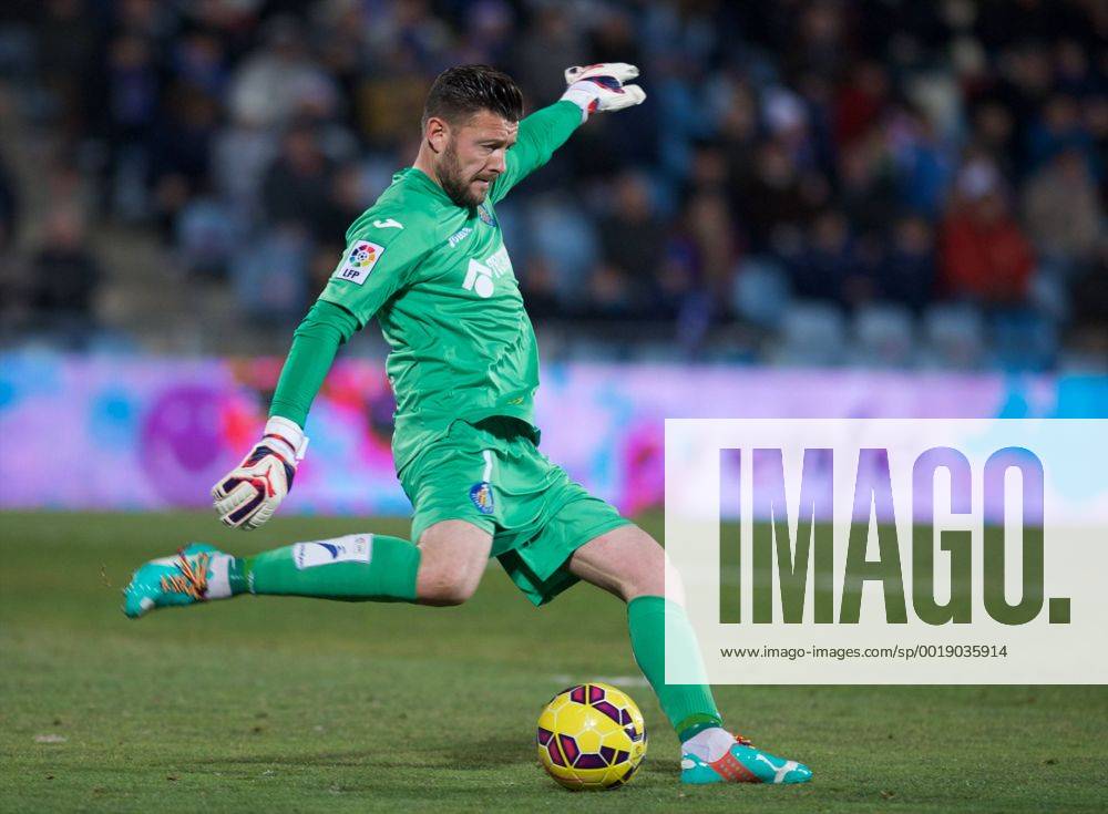 Getafe CF Goalkeeper, Jonathan Lopez Perez - JONA, number 1 . Round 24 ...
