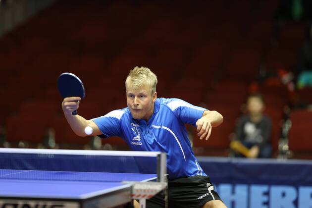 Philipp Floritz bei der Ballannahme 83. Nationale Deutsche ...