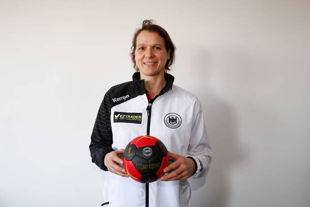 Teammanagerin Grit Jurack - Pressegespraech Deutscher Handball Bund bei ...