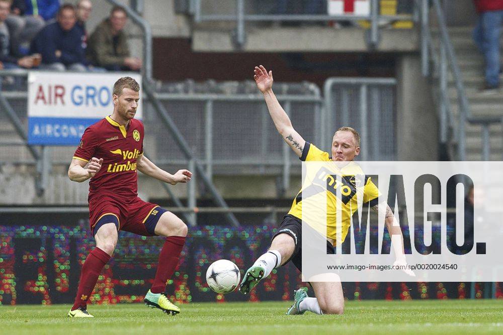 (L-R) Marc Hocher of Roda JC, Henrico Drost of NAC Breda during the ...