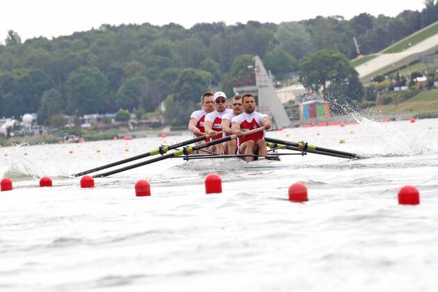 EUROPEAN ROWING CHAMPIONSHIPS POZNAN 2015 DAMIAN ROSOLSKI, PIOTR HOJKA ...