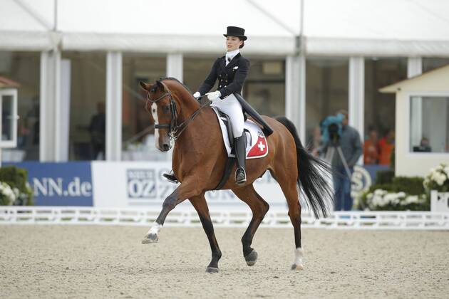 Hagen - CDIO Nationenpreis Dressur 2015, Rosen, Josephine (SUI) - Crescendo