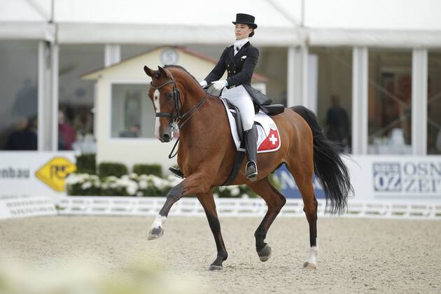 Hagen - CDIO Nationenpreis Dressur 2015, Rosen, Josephine (SUI) - Crescendo
