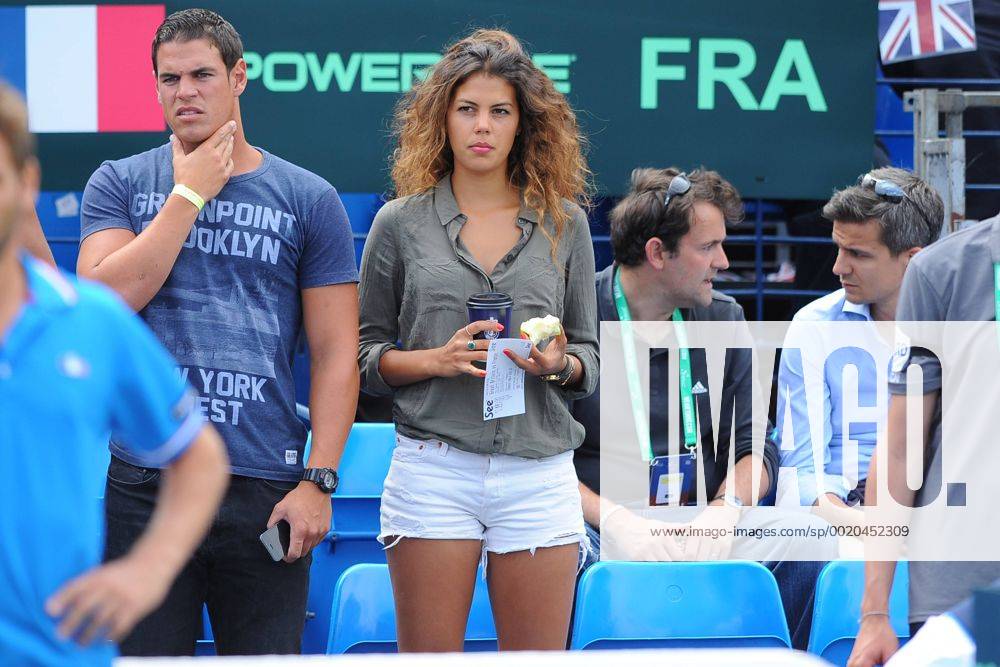 Noura El Shwekh, girlfriend of Jo Wilfried Tsonga (Fra) TENNIS : Davis Cup, GBR vs FRA