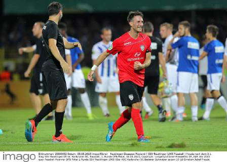 Reutlingen Giuseppe Ricciardi ( SSV Reutlingen 1905 Fussball )rechts ...