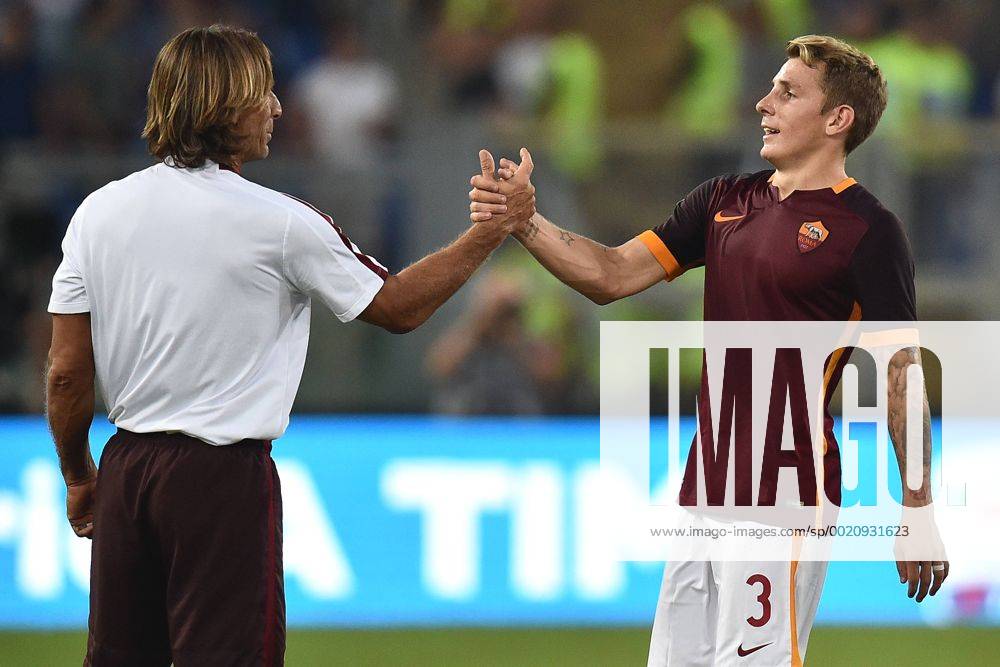 Frederic Bompard, Lucas Digne Roma Roma 30-08-2015 Stadio Olimpico ...