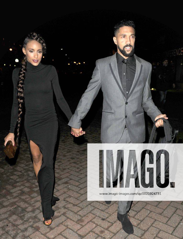 French professional footballer Gael Clichy and his wife, Charlene Suric ...