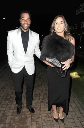 English professional footballer Joleon Lescott and his wife, Debbie ...