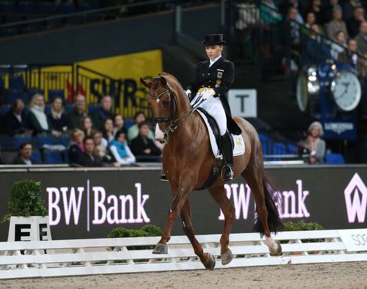Stuttgart Charlott-Maria Schuermann auf Burlington FRH German Dressage ...